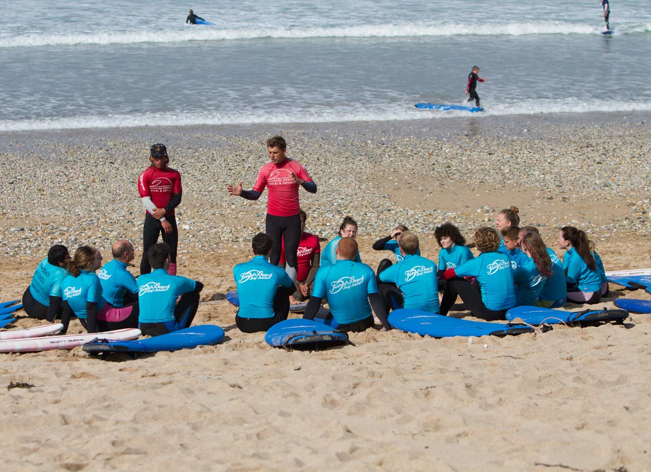 Surfing Skill Level - Fistral Beach Surf School