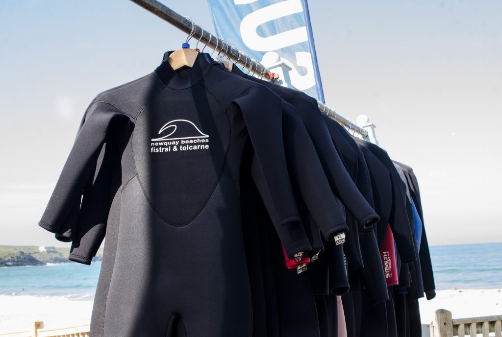 Wetsuit Hire - Fistral Beach Surf School